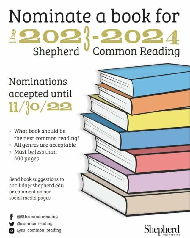 Shepherd University | Commonreading | Book Selection Process