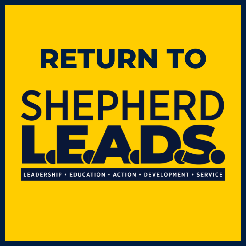 Shepherd University | Leads | Program Schedule